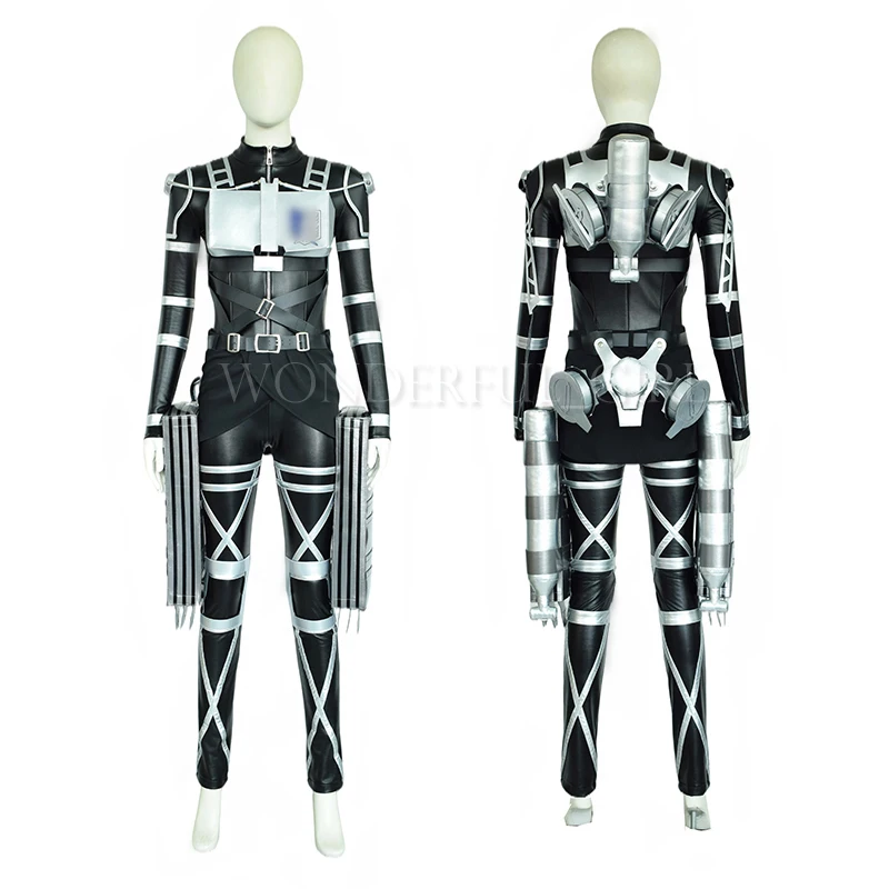 Anime AOT The Final Season 4 Team Uniform Eren Levi Cosplay Costume ...