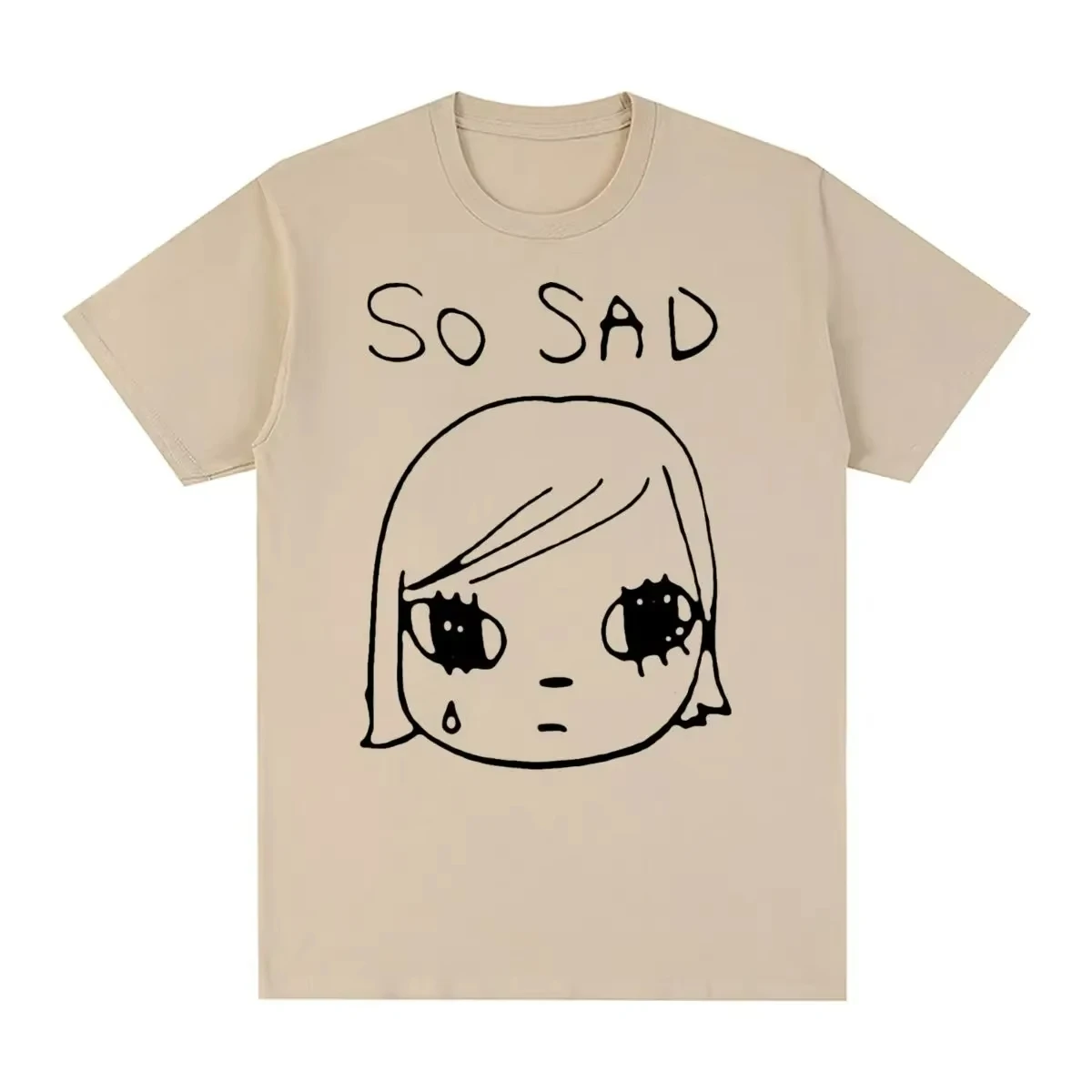 2025 Yoshitomo Nara Sad Vintage Printed T-shirts Japan Party Women New ...