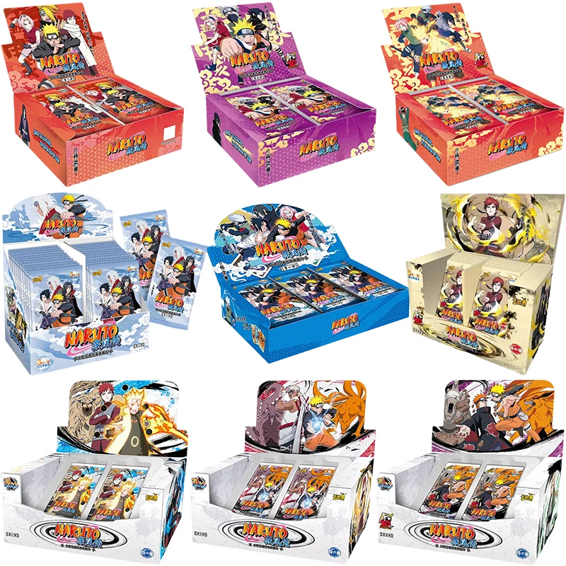 KAYOU-Genuine-Naruto-Cards-Box-Anime-Figure-Card-Booster-Pack-Sasuke ...