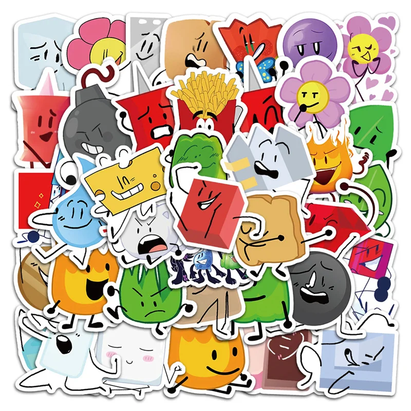 52pcs-Battle-for-Dream-Island-Sticker-Cartoon-Pattern-Flower-Graffiti ...