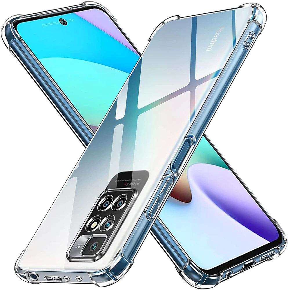 3D Airbag Shockproof Silicone Phone Case For Xiaomi Redmi 10 10C 9 9A ...