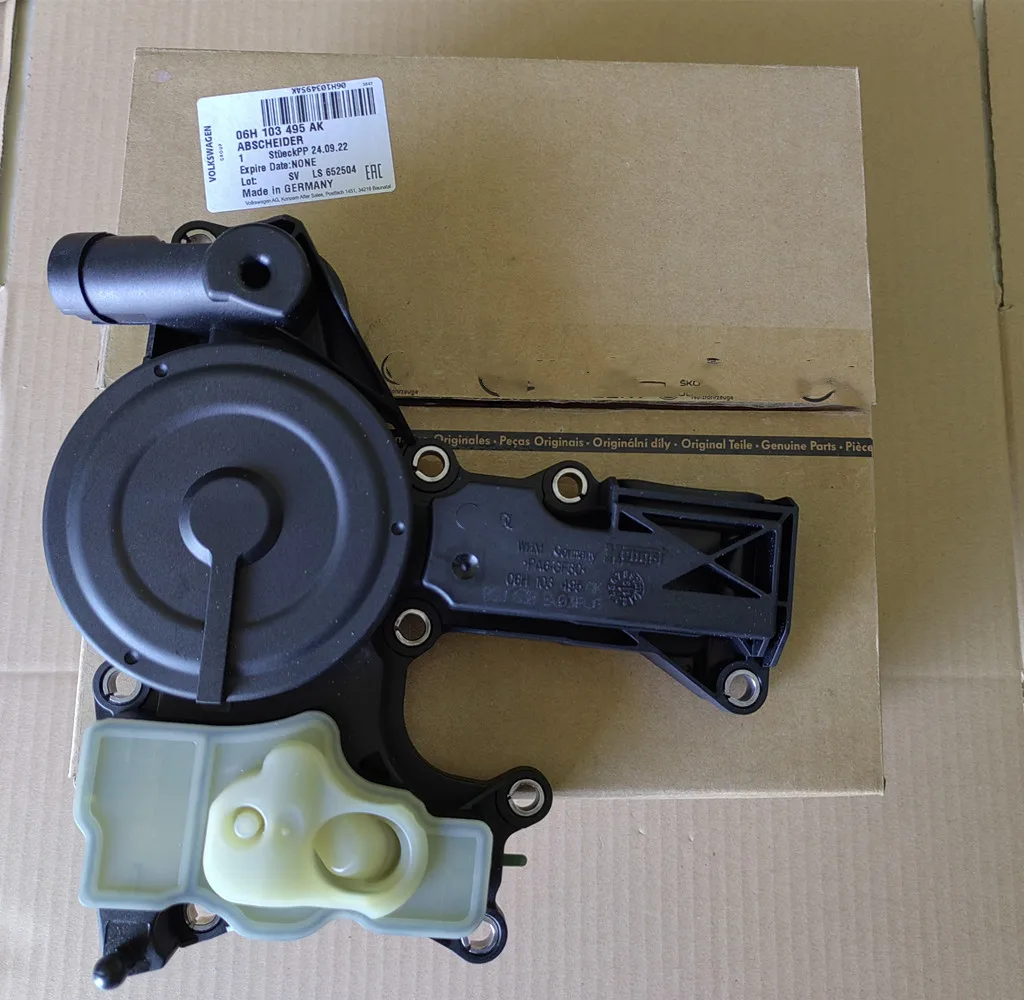 Genuine-New-OEM-06H103495AK-Engine-Oil-Separator-PCV-Valve-w-gasket ...