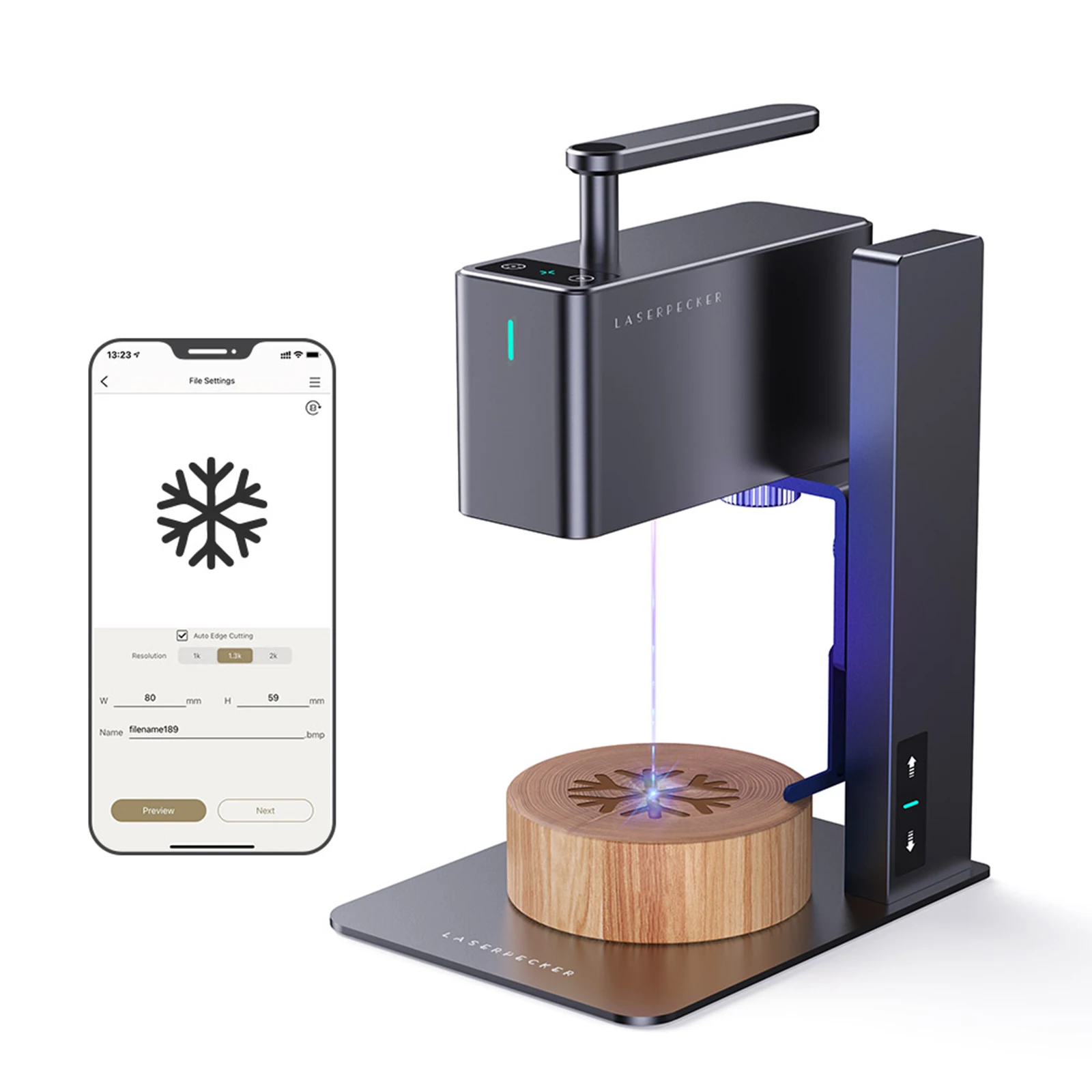 Laser Engraver 60W LaserPecker 2 Handheld Laser Engraving Machine ...