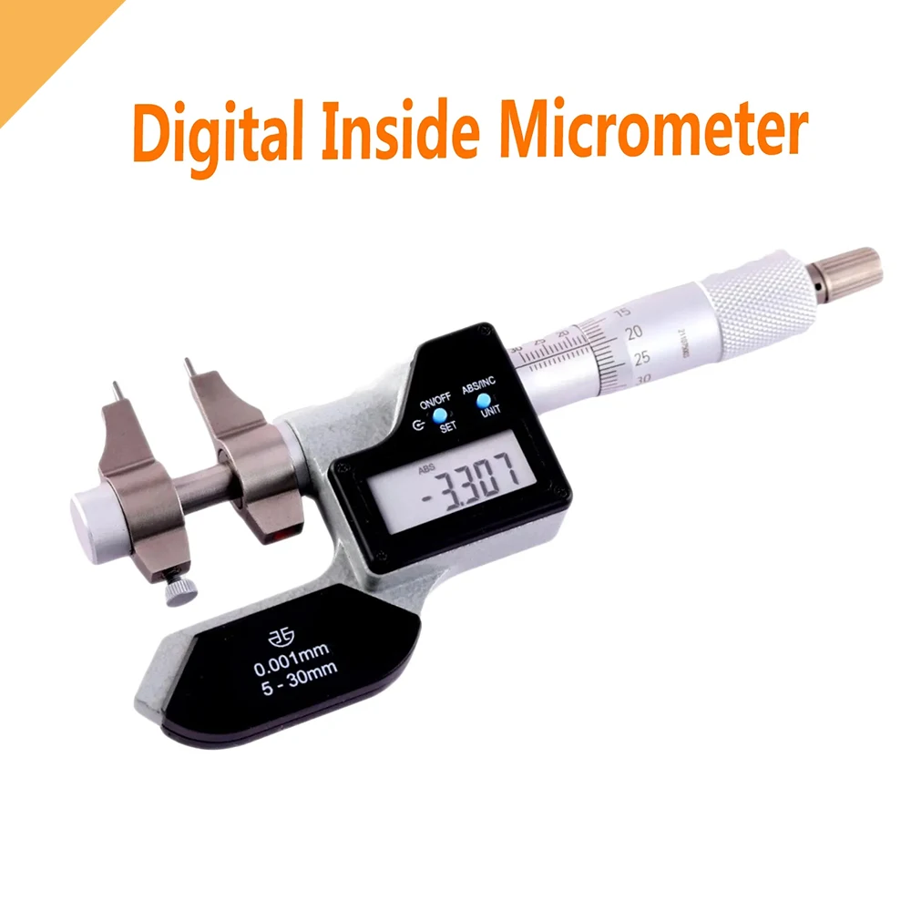 XIBEI-Digital-Micrometer-5-30mm-25-50mm-50-75mm-75-100-Inside ...