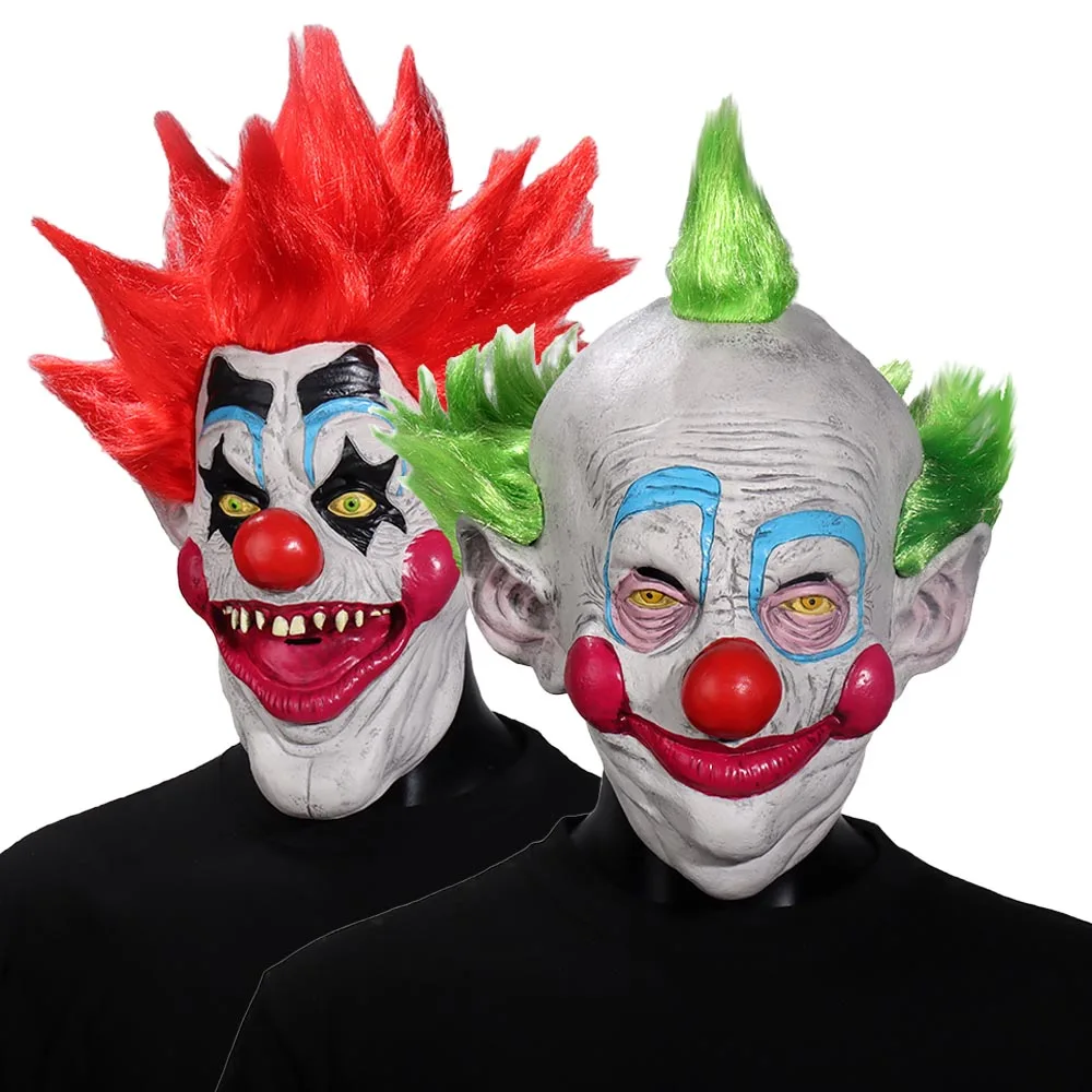 Killer-Klowns-From-Outer-Space-Demon-Clown-Mask-Cosplay-Killer-Joker ...