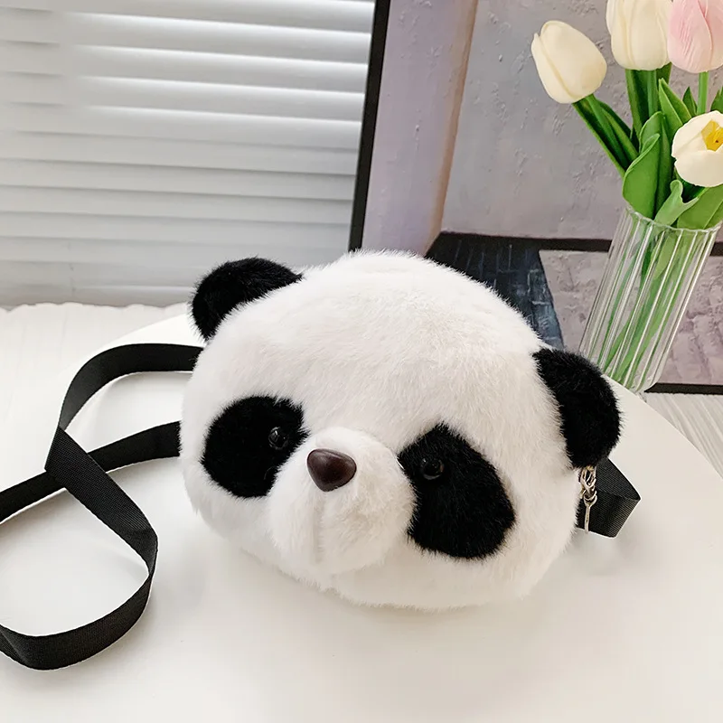 Plush Panda Coin Purse | Panda Purse Children | Bag Children Panda ...