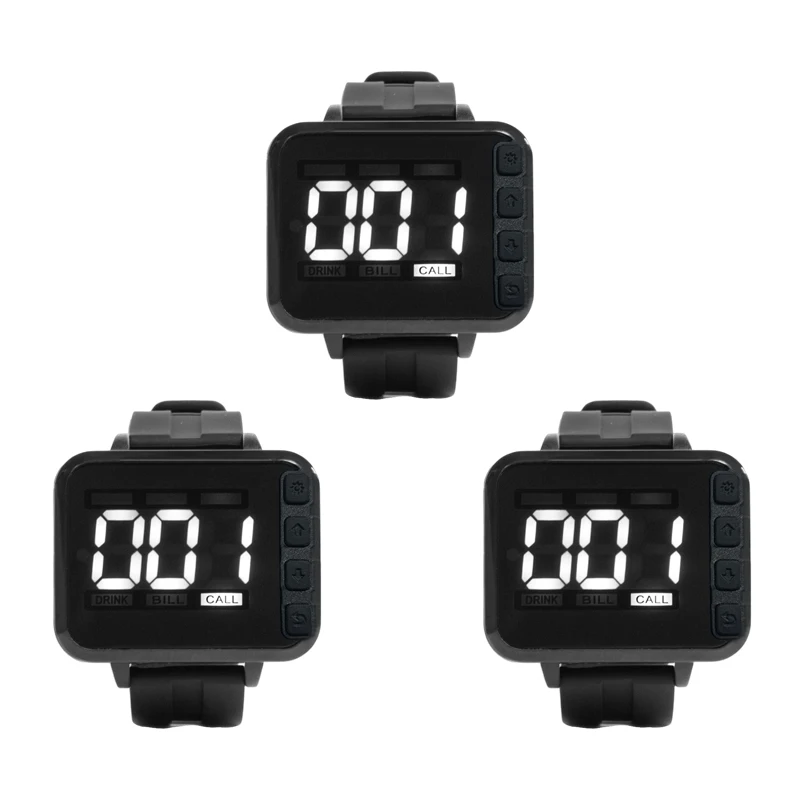 Ycall-433-92mhz-Wireless-Watch-Pager-Clock-Hour-Bracelet-Wrist ...