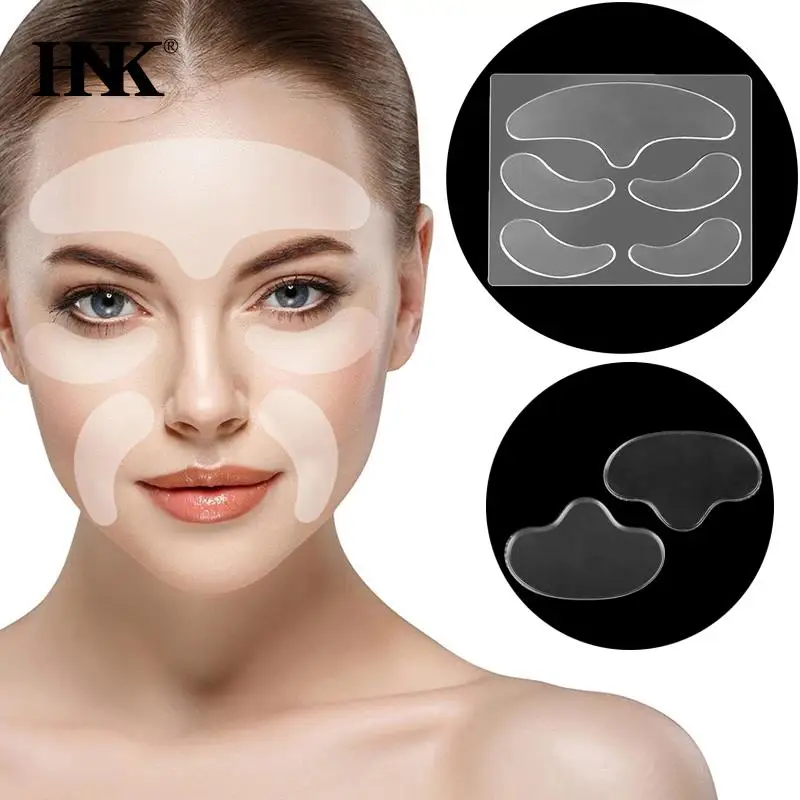 Reusable-Silicone-Anti-wrinkle-Face-Forehead-Cheek-Chin-Sticker-Anti ...