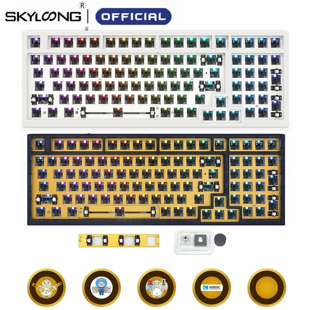 SKYLOONG GK980 Mechanical Keyboard Kit For Custom DIY Wired Bluetooth ...