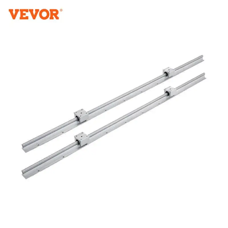 VEVOR-Linear-Rail-2PCS-SBR12-1000mm-Linear-Guide-4-PCS-Square-Type ...