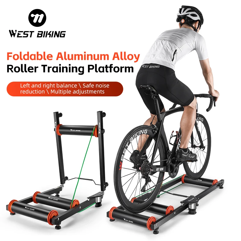 WEST-BIKING-Bicycle-Roller-Trainer-Riding-Platform-For-700C-16-29-Inch ...