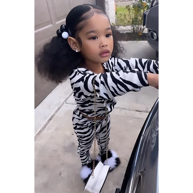 Cute Zebra Print Baby Girl Clothes