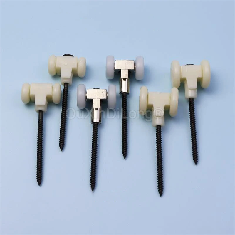 20PCS-PVC-Folding-Door-Hanging-Wheel-Louver-Aluminum-Alloy-Sliding-Door ...