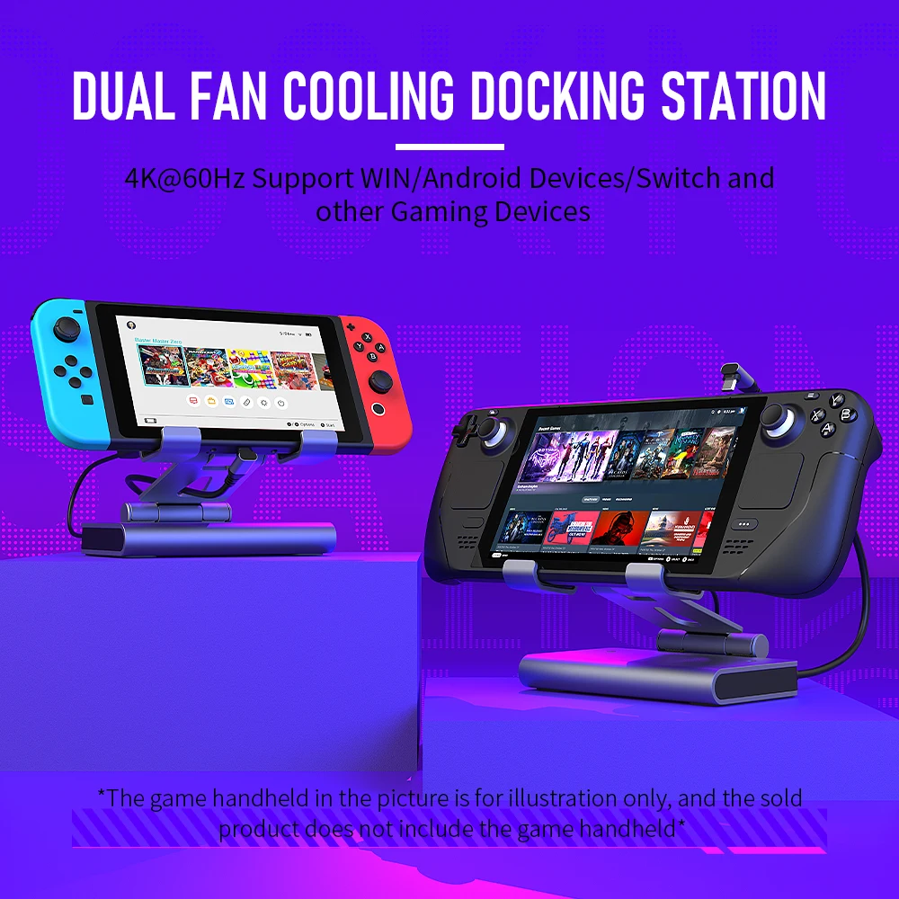 Docking-Station-Steam-Deck-Dock-Dual-Cooling-Fan-Adjustable-Stand-6-in ...