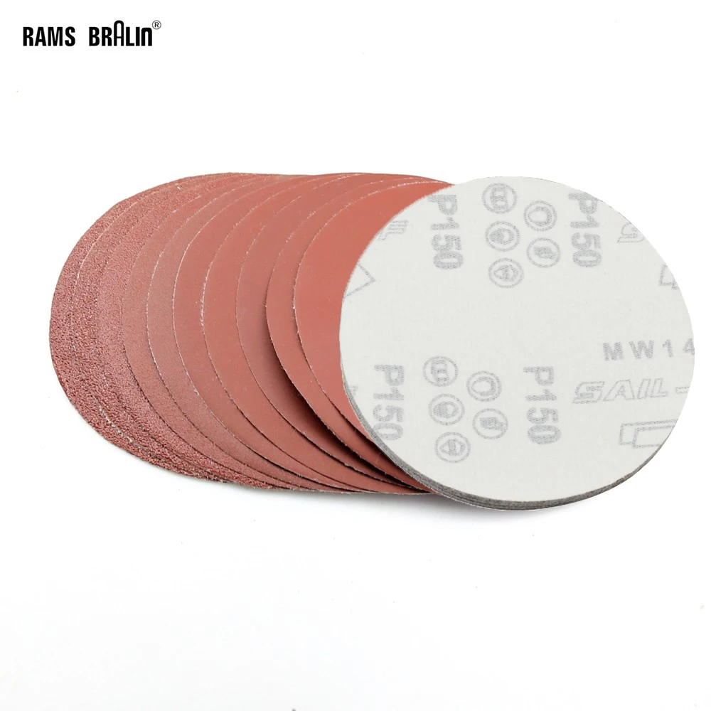 10-pieces-150mm-180mm-Abrasive-Sanding-Paper-Disc-Wall-Wood-Jade ...