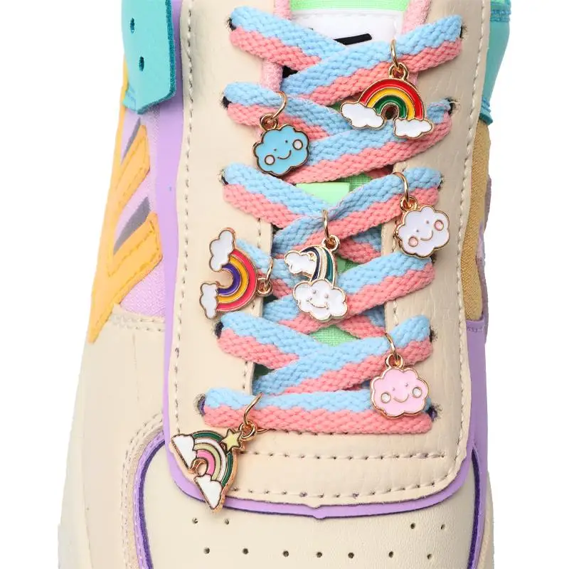 Fashion-Rainbow-Shoe-Charms-Sneakers-Laces-Charms-Girl-Gift-Shoe ...