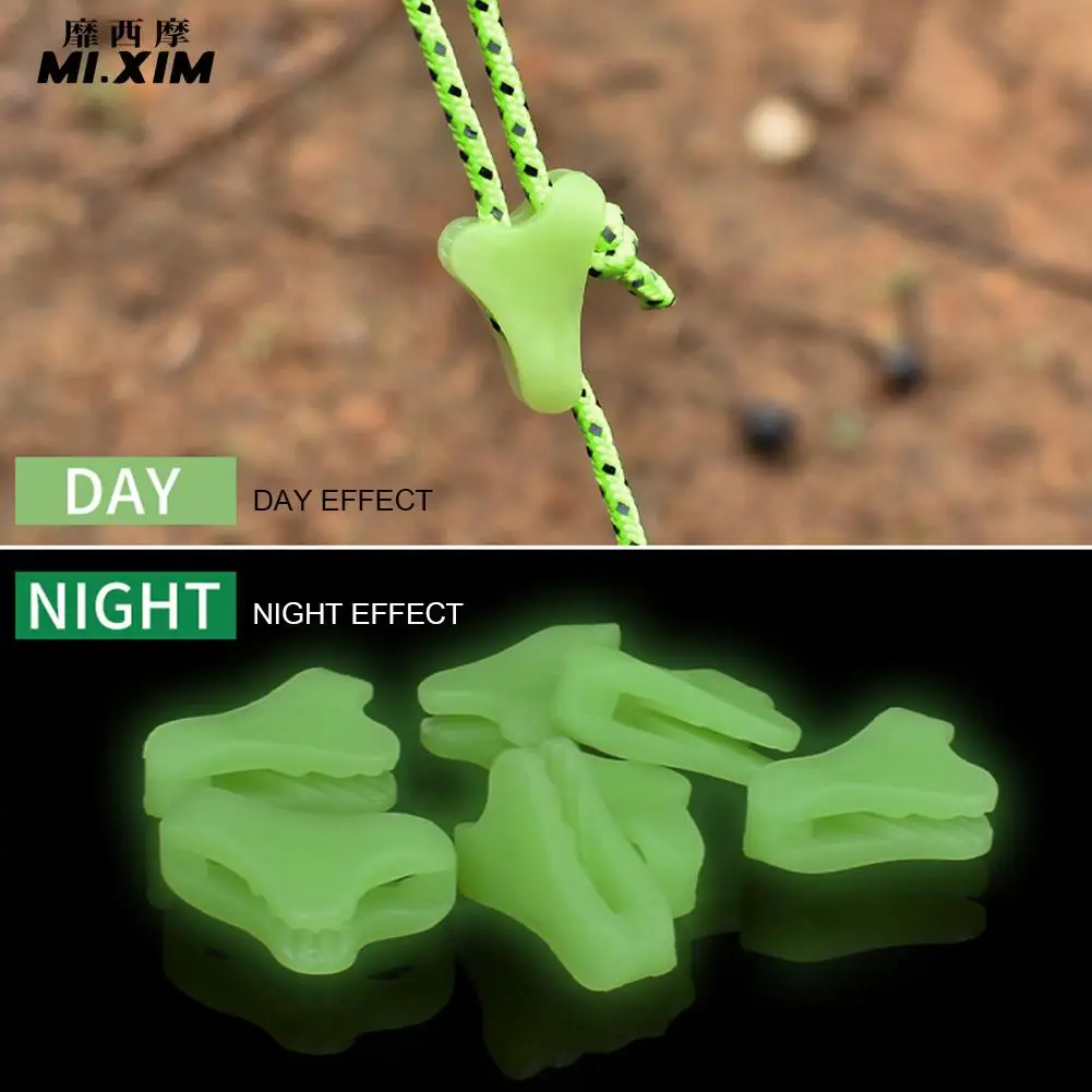 Adjustable-Outdoor-Camping-Luminous-Awning-Anti-slip-Triangle-Tent-Rope ...