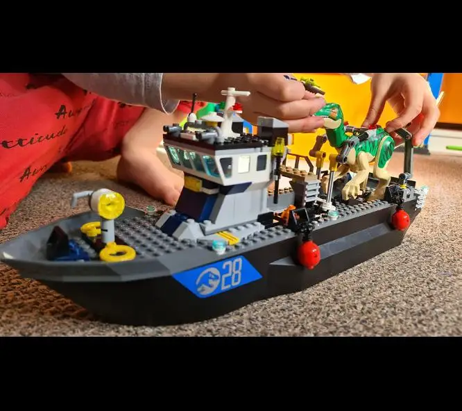 Building-Blocks-Kit-para-Meninos-Jurassical-World-Baryonyx-Dinossauro ...