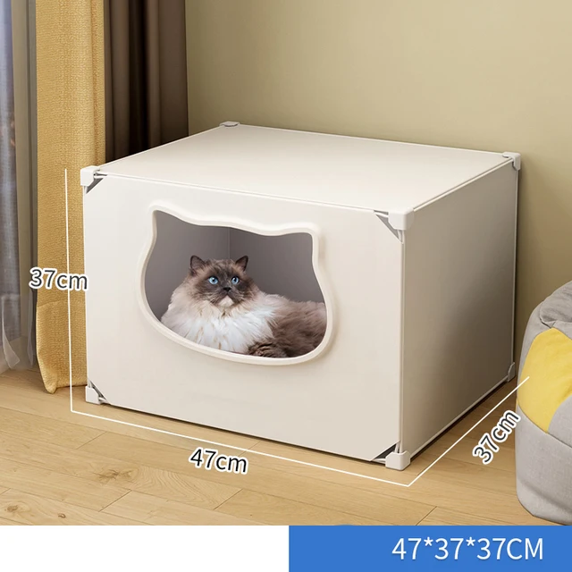 Cat Bed Detachable Cat Hiding House Comfortable Small Dog Nest Washable ...