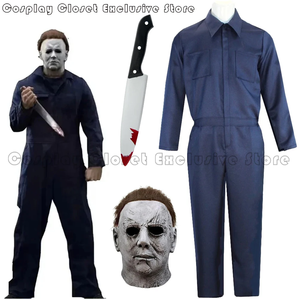 Anime-Bloody-Killer-Michael-Outfits-Halloween-Myers-Cosplay-Costume-Cos ...