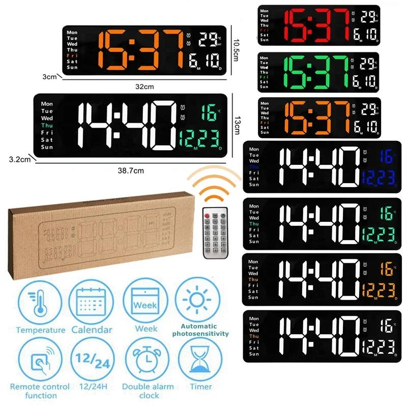 16-13-Inch-Large-Wall-Clock-Remote-Control-Memory-Electronic-Clock-10 ...