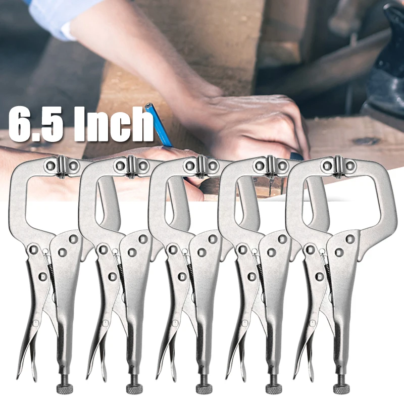 1-5pcs-Carbon-Steel-Woodworking-Welding-Fixing-C-Shaped-Clamps-Clip ...