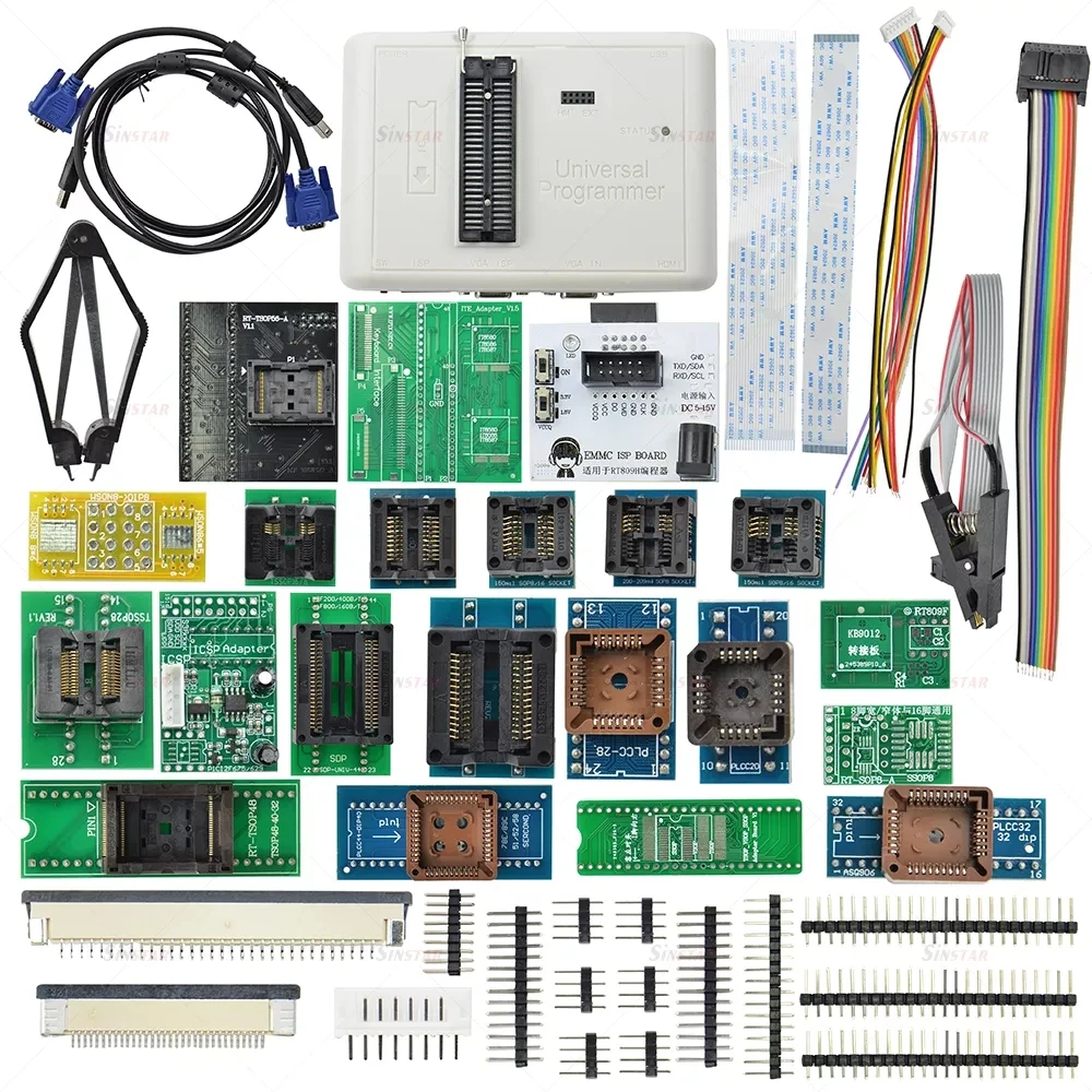Programador-Universal-2023-Original-RT809H-programador-de-FLASH-emmc-nand-con-36-adaptadores ...