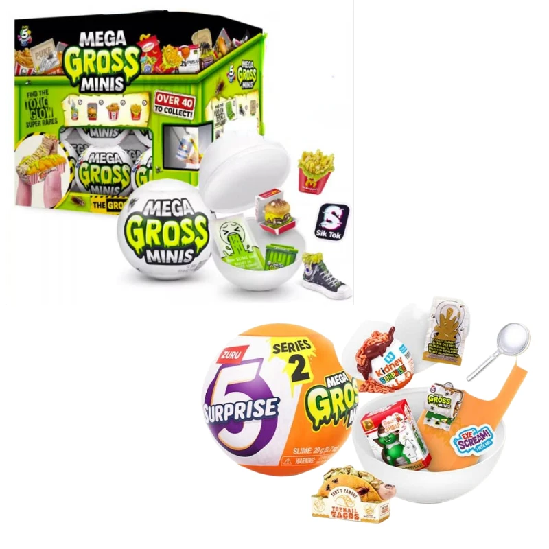 Zuru Mega Gross Mini Super Disgusting Food Product Simulation Mini Toys ...