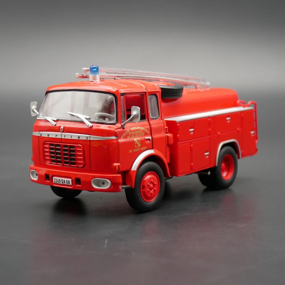 Ixo 1:43 Truck Fire Engine CCI Berliet GAK Diecast Car Model Metal Toy ...