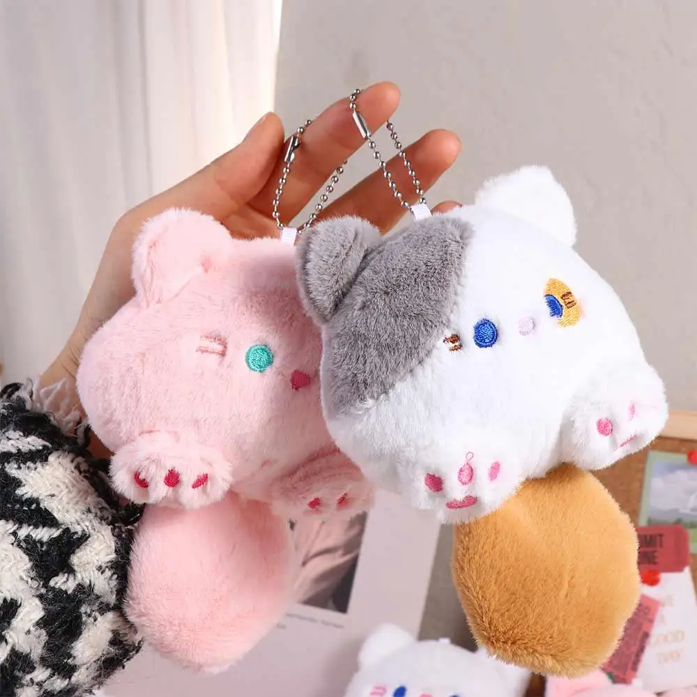 Plush-Plush-Cat-Keychain-PP-Cotton-with-Sound-Squeak-Cat-Plush-Keyring ...