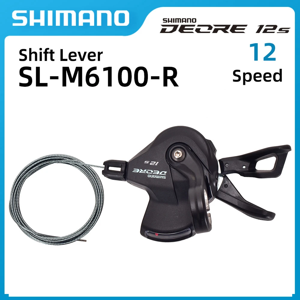 SHIMANO DEORE SL M6100 Right 12 Speed SL-M6100 RAPIDFIRE PLUS Right Shift Lever Clamp Band 12s ...