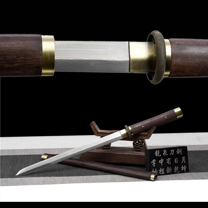 62cm Medieval Real Steel Battle Sword Warrior Battle Weapon Sharp ...