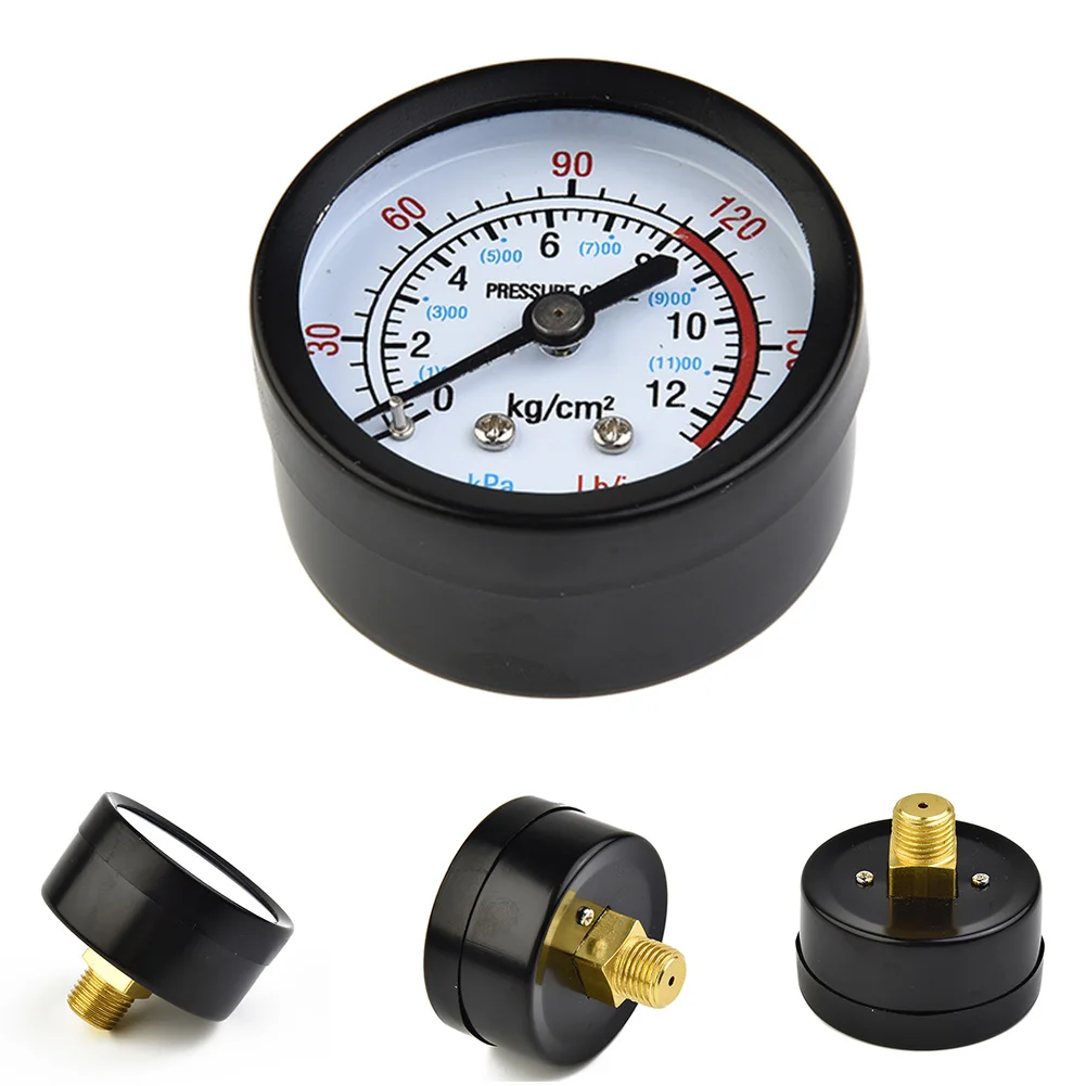 Air-Compressor-Pressure-Gauge-Pneumatic-Hydraulic-Fluid-Manometer-13mm ...