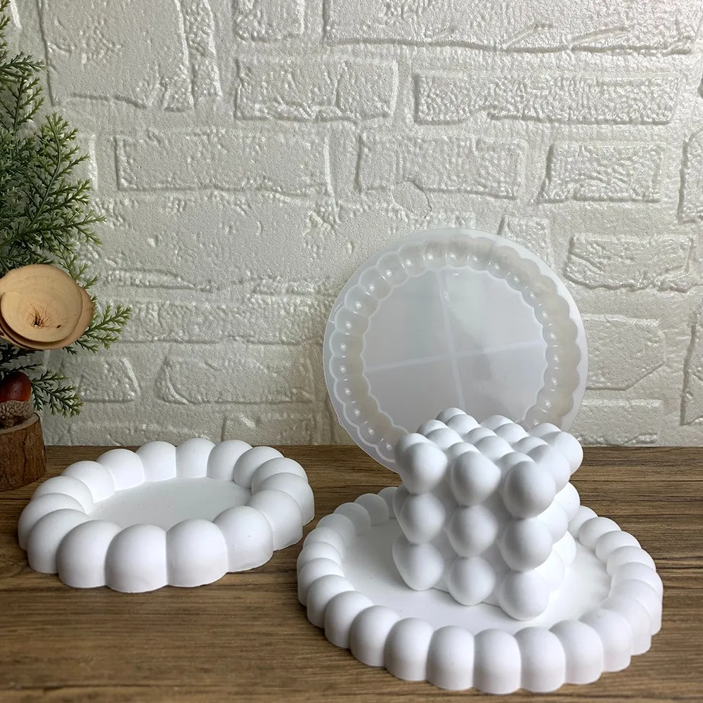 Bubble-Tray-Silicone-Mold-Coaster-Epoxy-Resin-Silicone-Molds-Cement ...