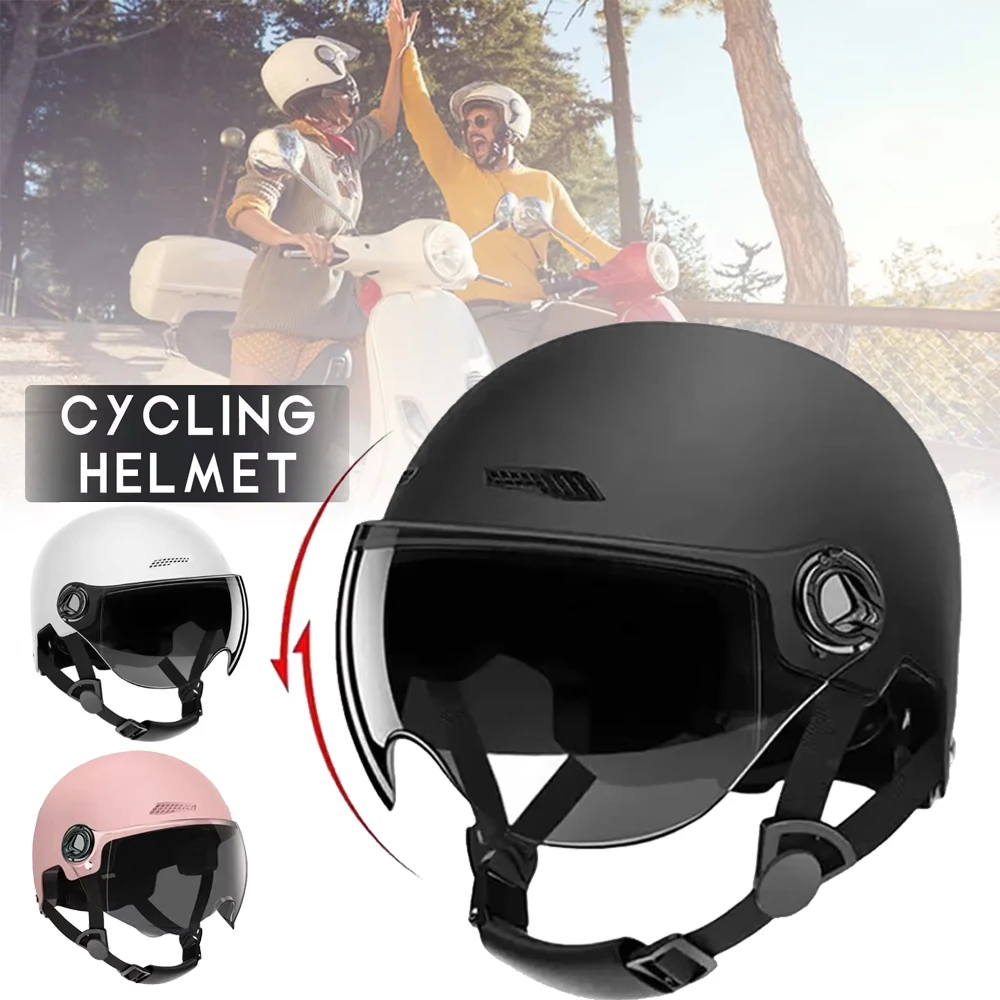 Motorcycle-Helmet-Bicycle-Helmets-for-Men-Women-Adult-Motorbike-Scooter ...