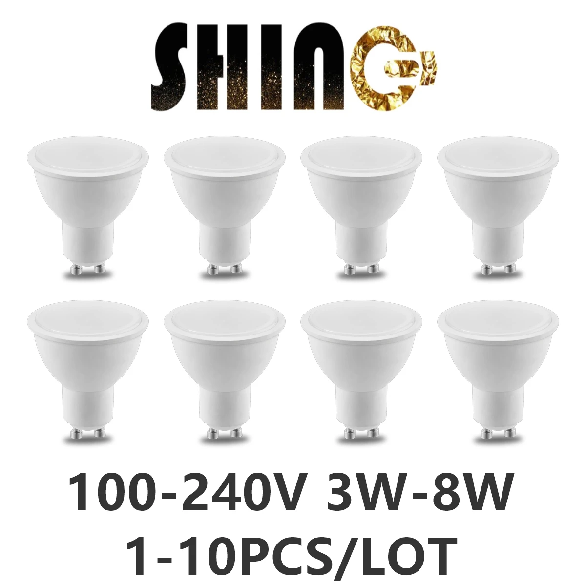 AMPOULE HALOGENE,4000K-8 w-100V-240V-2 pièces--Spot lumineux LED halogène, lampe de remplacement ...