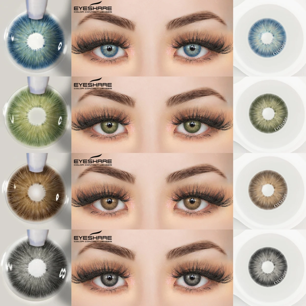 EYESHARE-2pcs-Natural-Colored-Contacts-Lenses-for-Eyes-Brown-Eyes ...