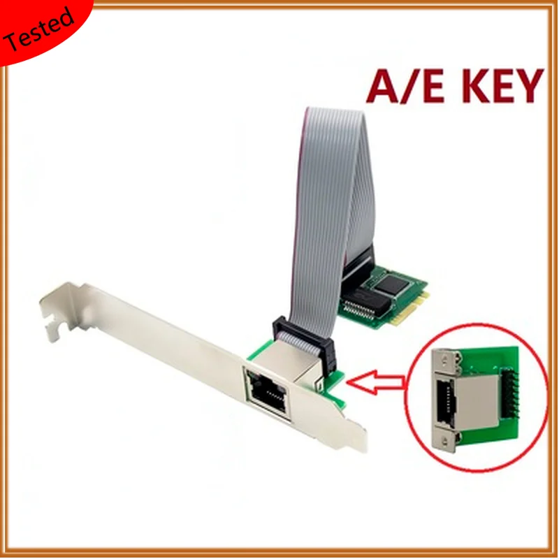 M.2 To Gigabit Network Card MINI PCI-E Network Card Mini Half-height ...