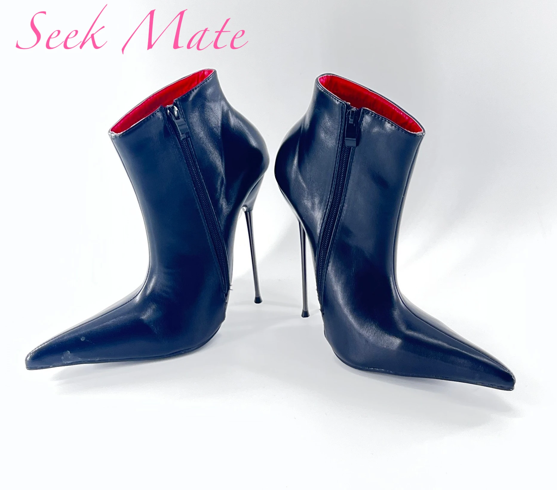 SEEK MATE Seeks Honey Friends Super Long Pointed Ecstasy Botas Curtas ...