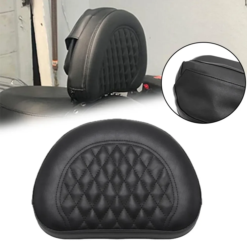 Motorcycle-Passenger-Custom-Backrest-Back-Rest-Cushion-Pad-For-Harley ...