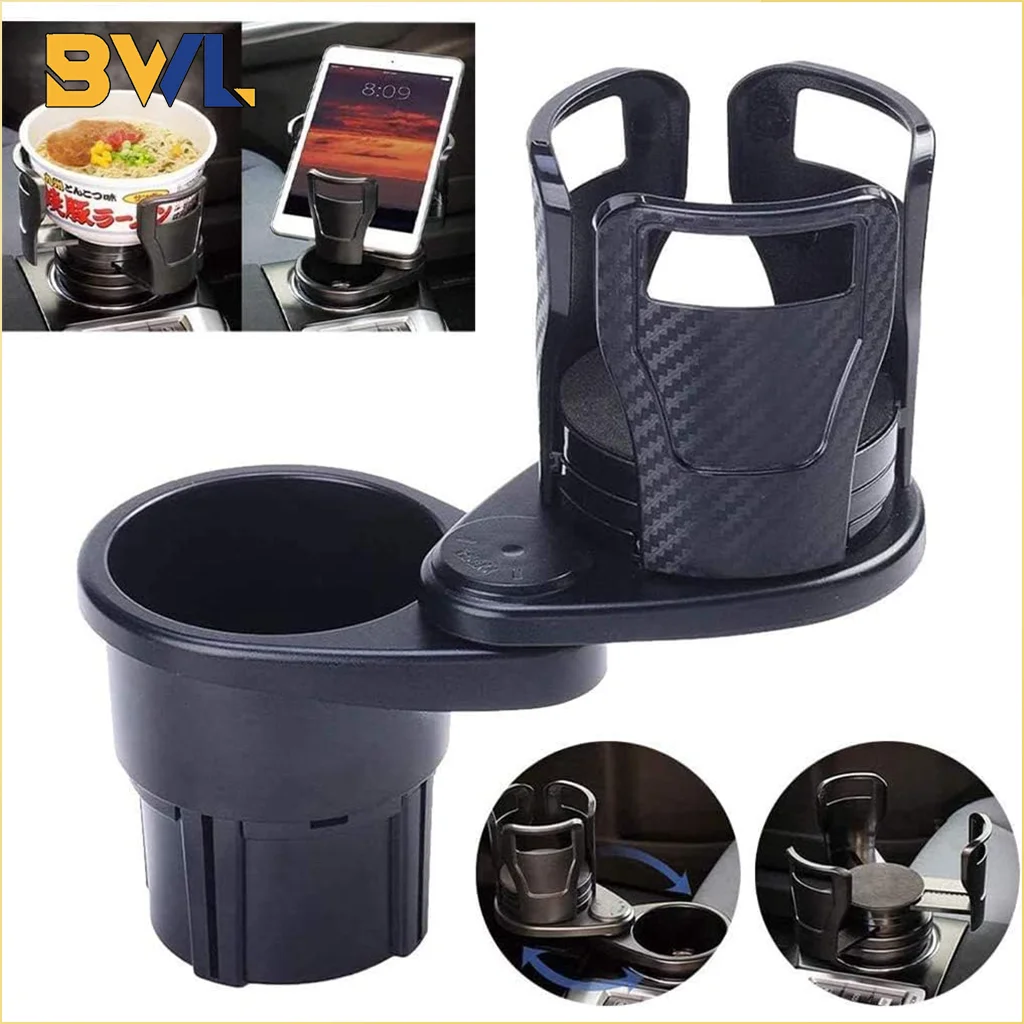 Car-Cup-Holder-Adjustable-Multifunctional-Dual-Cup-Holder-Double-Cup ...