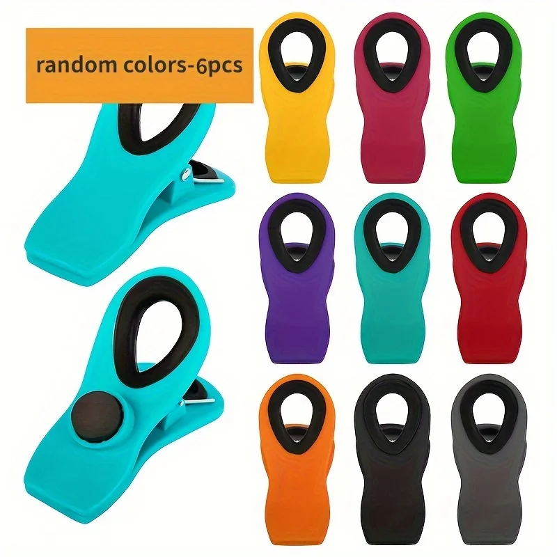 5 pcs Plastic Bag Clips: Multi-Functional Food Storage Clips, Airtight ...