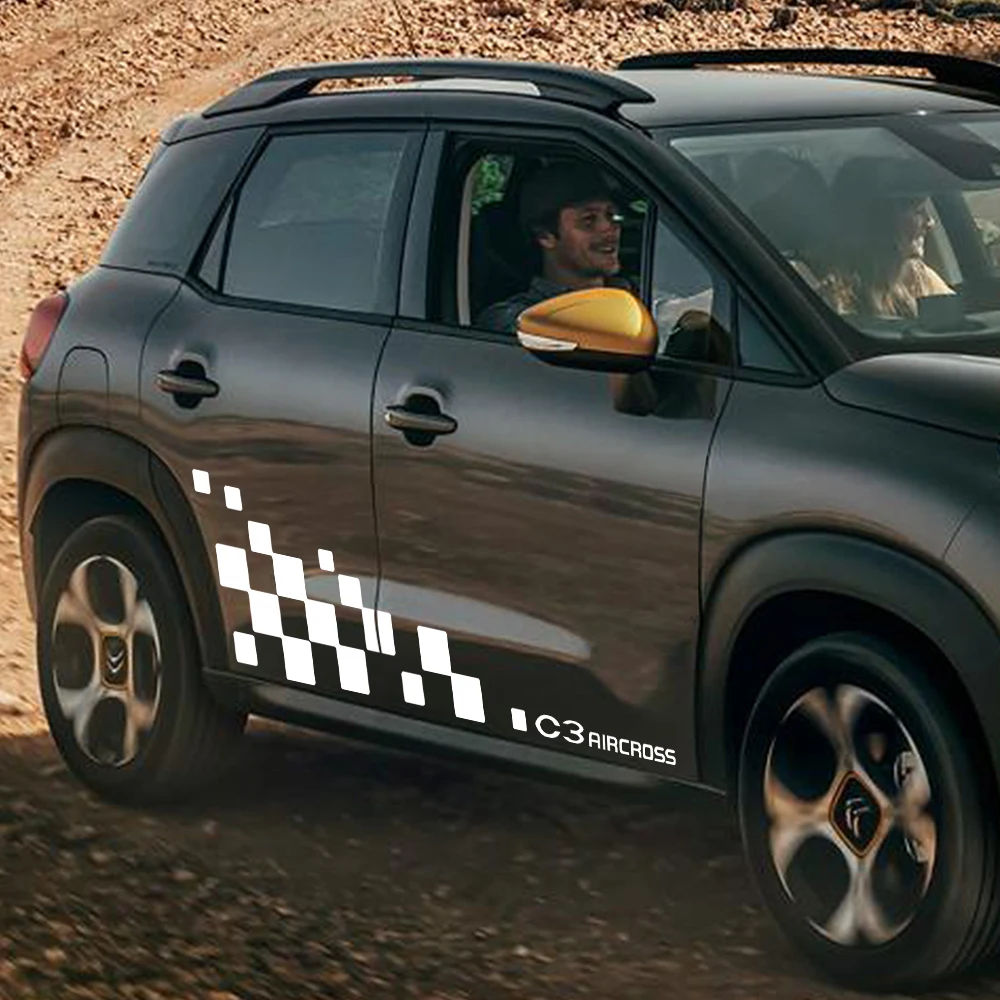 Car-Door-Side-Stickers-For-Citroen-C3-Aircross-Racing-Sport-Graphics ...