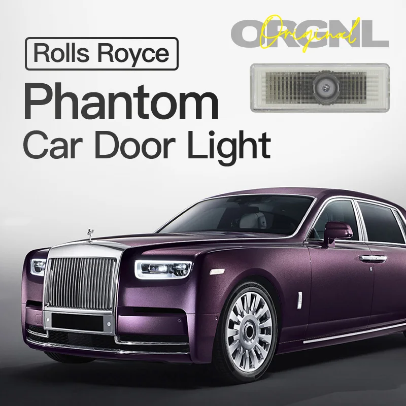 For Rolls Royce Car Door Welcome Light Courtesy LED Monochrome Icon ...