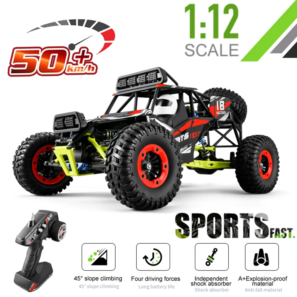 1-12-50KM-H-RC-Car-4WD-2-4G-High-Speed-Monster-Truck-Remote-Control ...