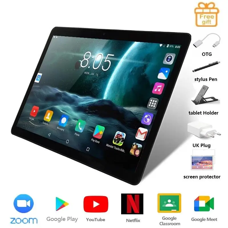 Tableta-Android-10-1-de-9-0-pulgadas-ocho-n-cleos-Google-Play-4G-LTE ...