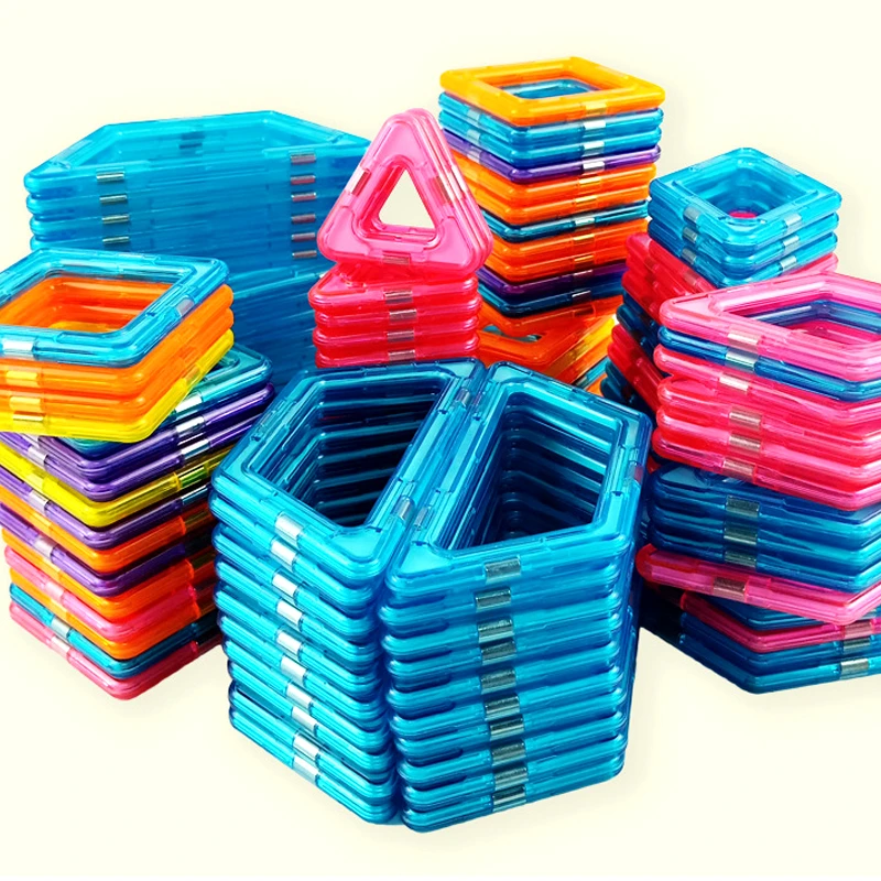 Big & Mini Size Magnetic Constructor Designer Set Magnet Building ...