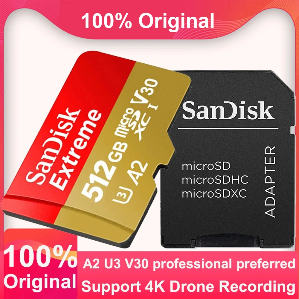 SanDisk-microSD-Card-for-Camera-GoPro-DJI-Nintendo-Memory-Card-Original ...