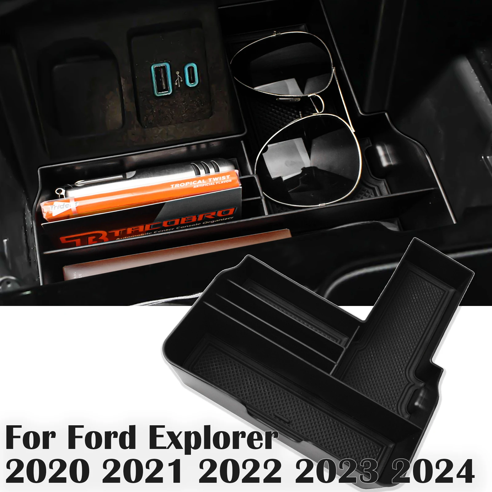 Tucknbox For Ford Explorer 2020 2021 2022 2023 2024 2025 Center Console ...