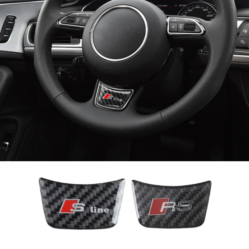Auto-Steering-Wheel-Sticker-for-Audi-Logo-Sline-S7-S6-SQ3-SQ5-S3-A7-A1 ...